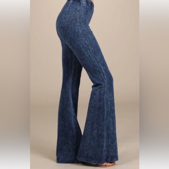 EARTHBOUND | Jeans | Earthbound Dark Blue Flare Jeans | Poshmark